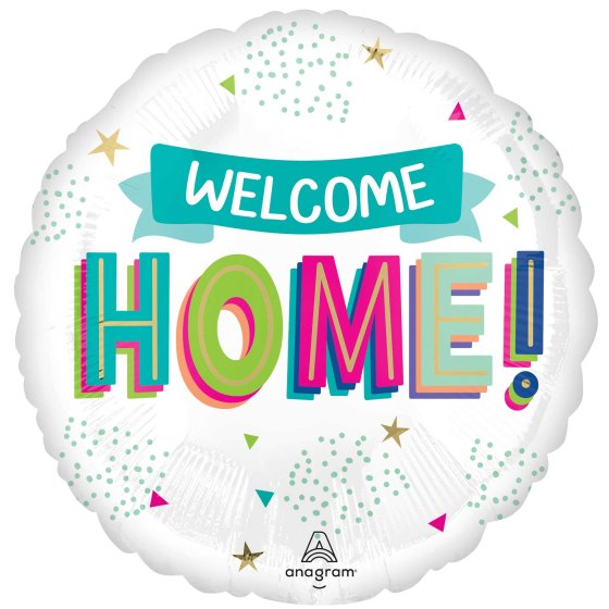 18 Inch Welcome Home Foil Balloon UNINFLATED – The Party Superstore