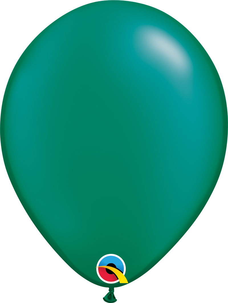 16 Inch Round Pearl Emerald Green Qualatex Latex Balloons UNINFLATED ...