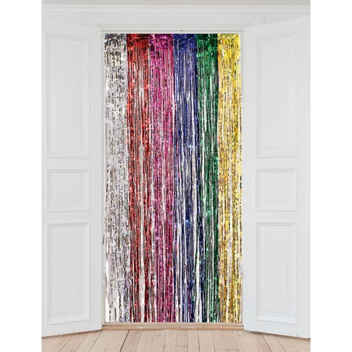 Multicolour Foil Curtain - Artwrap – The Party Superstore