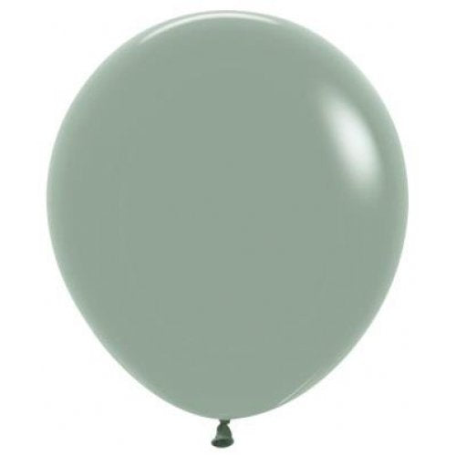 46 CM Round Pastel Dusk Laurel Green Sempertex Plain Latex Balloon UNI ...
