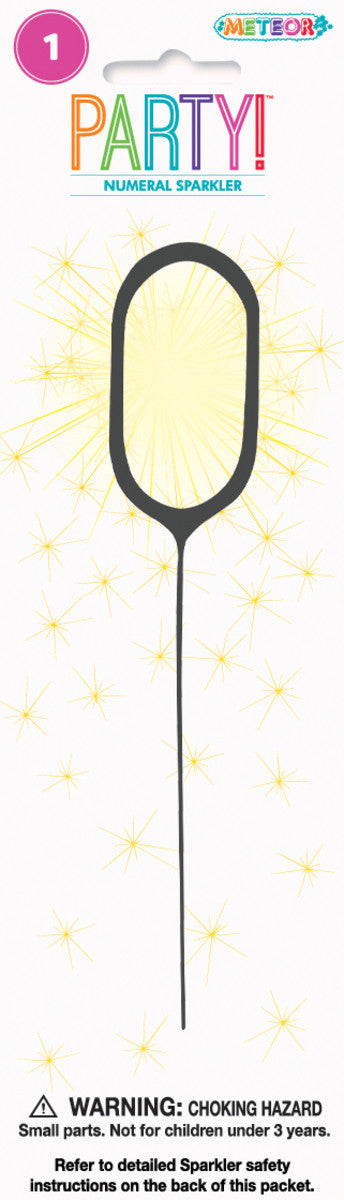 Sparkler Number #0 – The Party Superstore