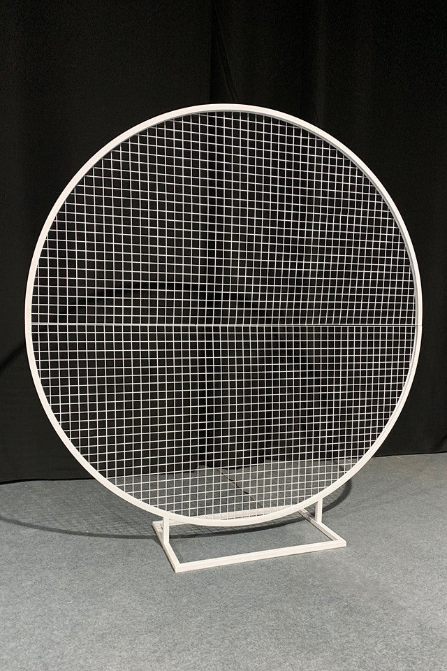White Round Mesh Wall Hire Adelaide | Backdrop Hire Adelaide – The ...